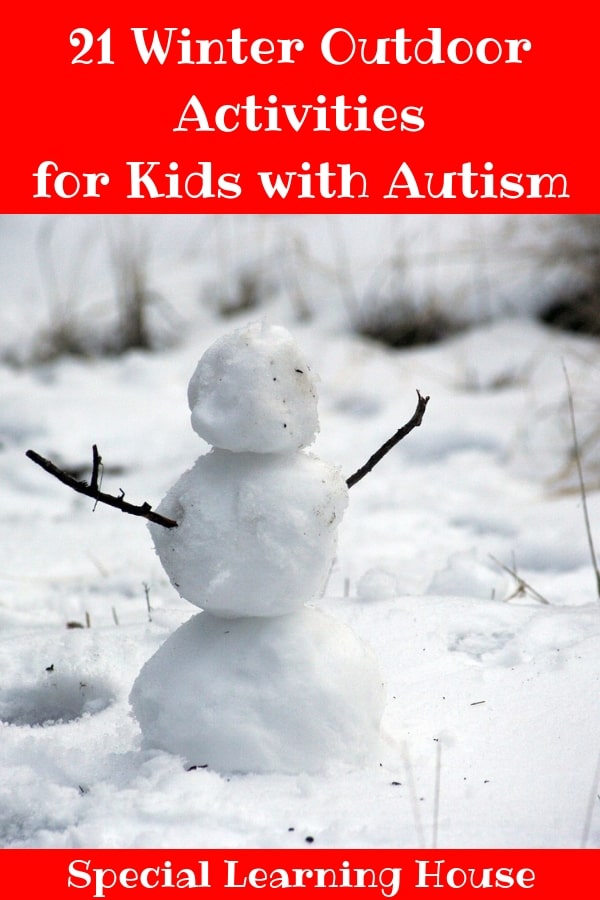 21 Winter Outdoor Activities for Kids with Autism (& FREE PRINTABLE ...
