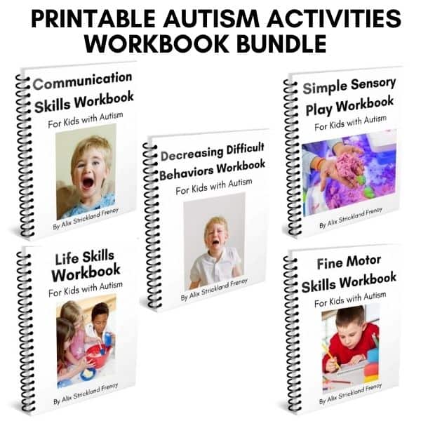 Printable Autism Activities Workbook Bundle - Special Learning House