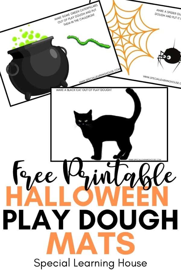 Halloween Play Dough Mats - Special Learning House