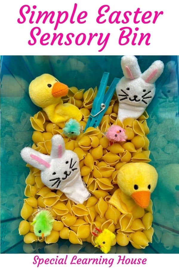 Easter Sensory Bin for Kids with Autism - Special Learning House