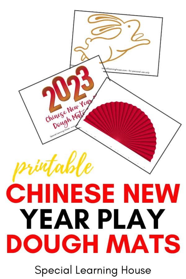 7 Chinese New Year Play Dough Mats - Special Learning House